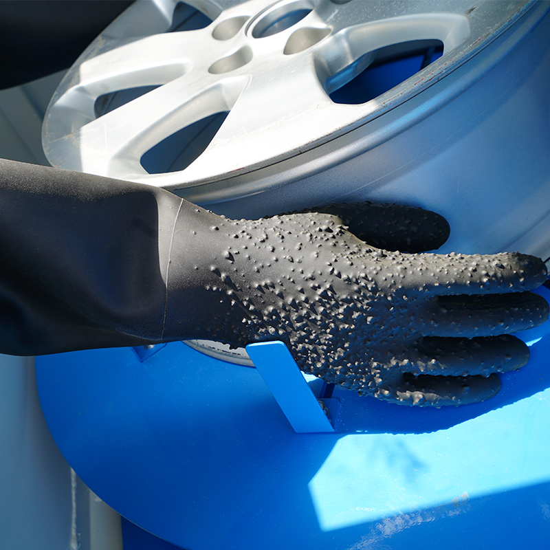 Alloy Wheel Sandblasting Machine, Automatic Wheel Blast Cabinet - Buy ...