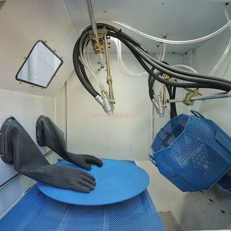 2 in 1 Automatic Sandblasting Machine with Turntable & Tumbler - Buy ...