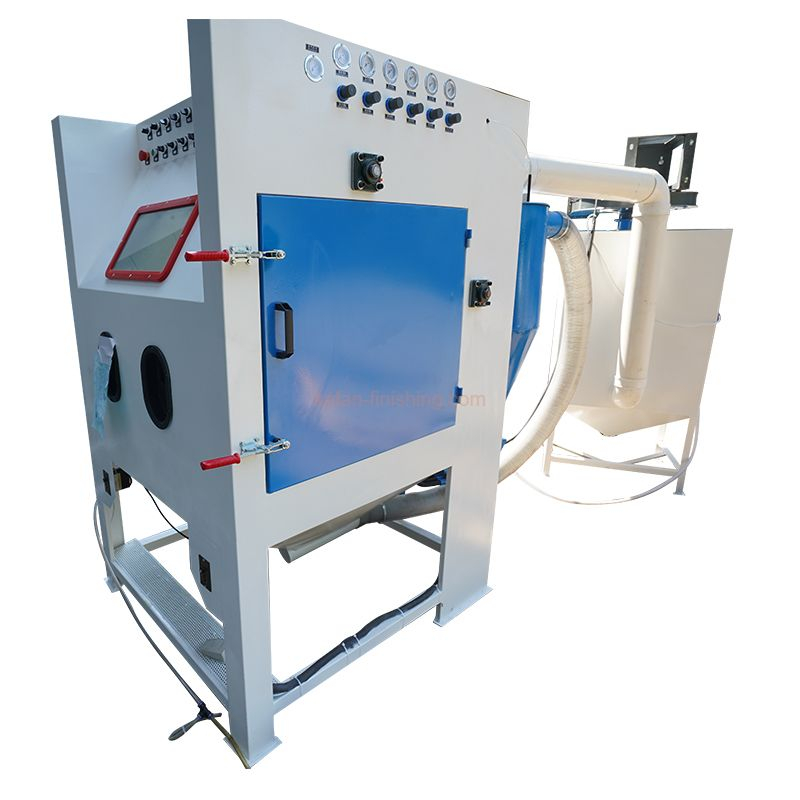 2 in 1 Automatic Sandblasting Machine with Turntable & Tumbler - Buy ...