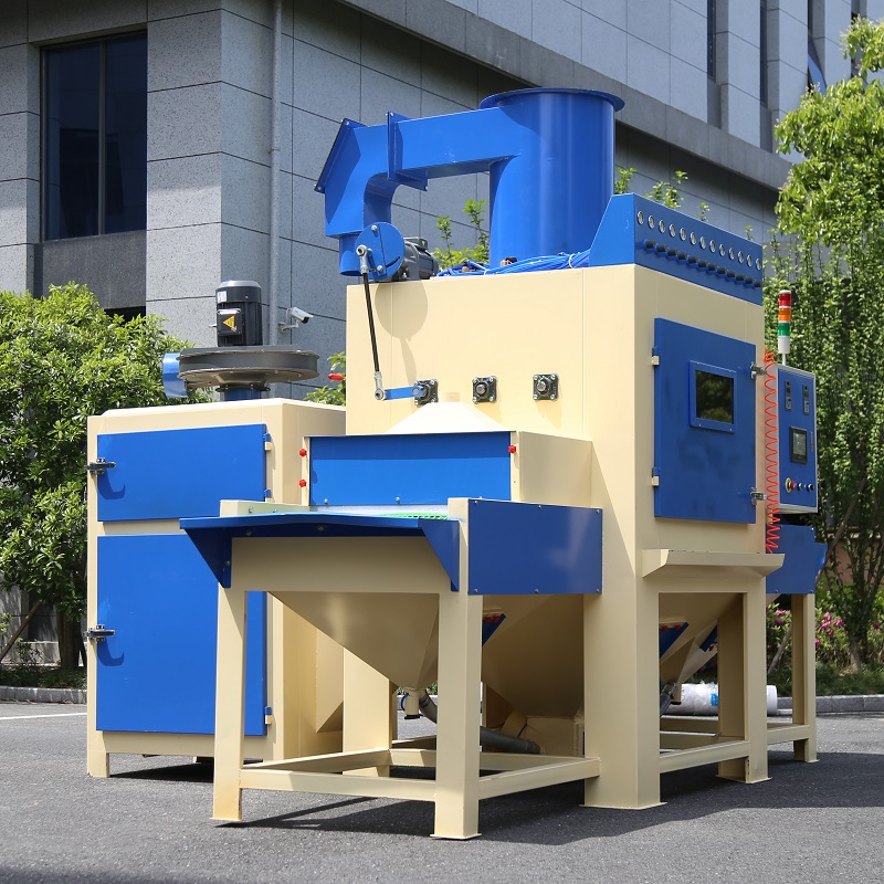 Horizontal Conveyor Automatic Sandblasting Machine - Buy automatic ...